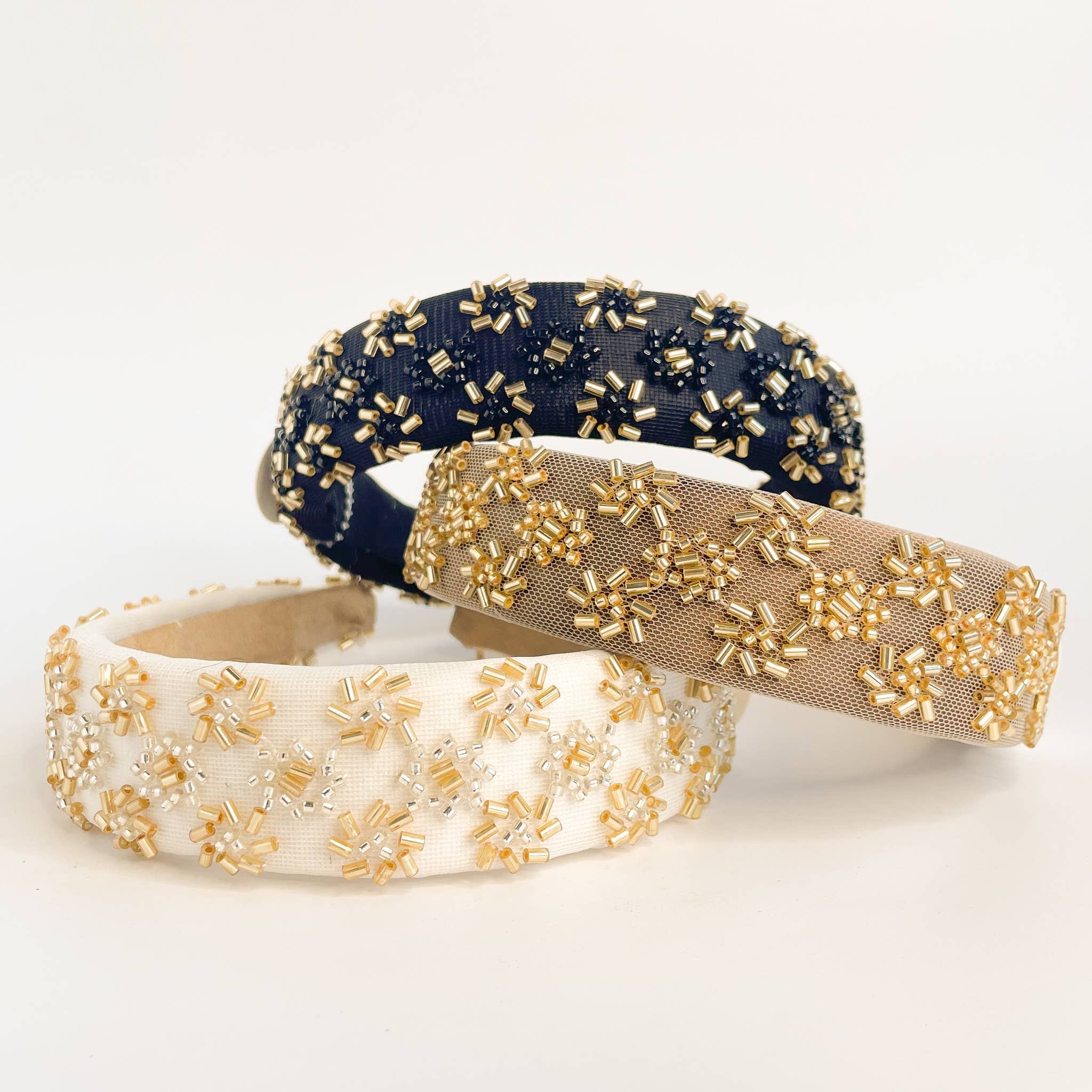 Starburst Beaded Mesh Headbands – Willa Shay Boutique